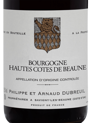 Philippe et Arnaud Dubreuil Bourgogne Hautes Côtes de Beaune | Vivino ...