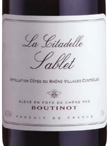Boutinot La Citadelle Côtes du Rhône Villages Sablet | Vivino Australia