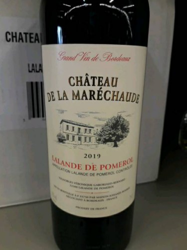 2019 Château de la Marechaude Lalande-de-Pomerol | Vivino US
