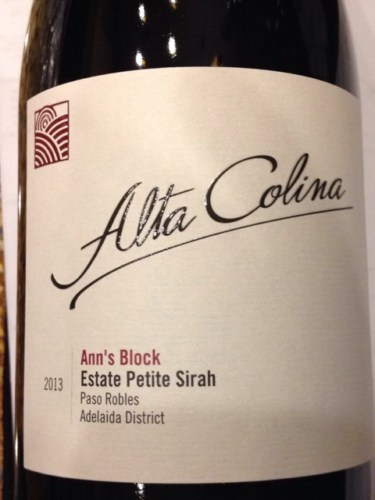 Alta Colina Ann's Block Estate Petite Sirah | Vivino US