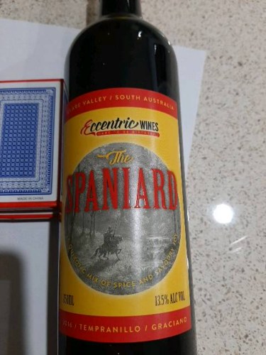 Eccentric Wines The Spaniard Tempranillo - Graciano | Vivino US