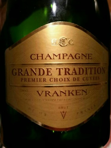 N.V. Vranken Grande Tradition Premier Choix de Cuvée Brut Champagne ...