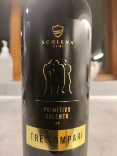 Schiena Tre Compari Primitivo | Vivino English