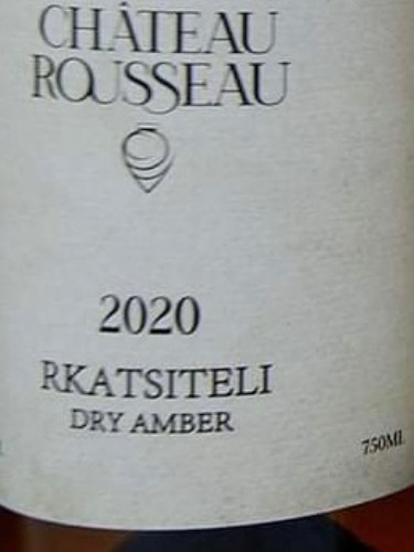 Chateau Rousseau Rkatsiteli Dry Amber | Vivino France