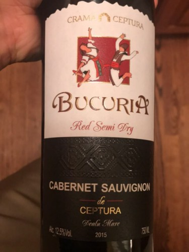Crama Ceptura Bucuria Cabernet Sauvignon Semi Dry Red | Vivino Australia