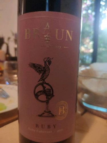 Braun Winery Ruby Cabernet | Vivino US