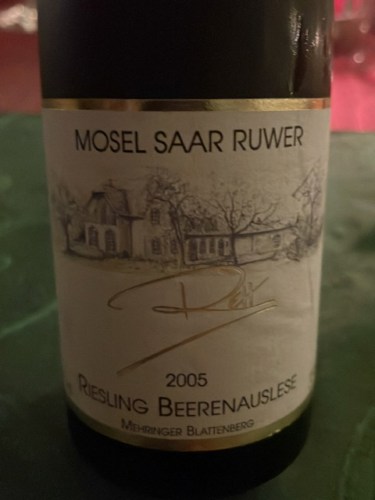 Rett Mehringer Blattenberg Riesling Beerenauslese | Vivino US