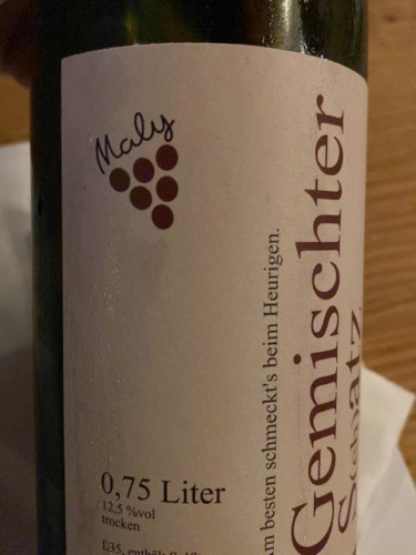 Heuriger Hans Maly Gemischter Satz | Vivino Australia