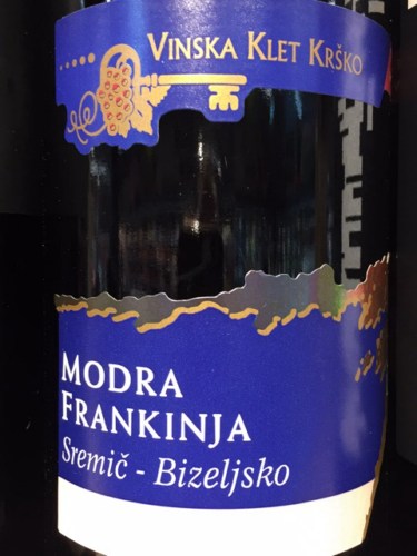 Vinska Klet Krško Modra Frankinja Sremič - Bizeljsko | Vivino US