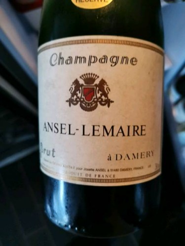 Ansel-Lemaire Brut Champagne | Vivino US