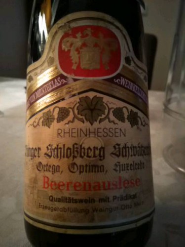 Otto Merz Binger Schlossberg Schwätzerchen Beerenauslese | Vivino English