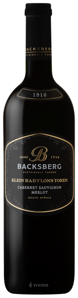 Backsberg Klein Babylons Toren Cabernet Sauvignon - Merlot | Vivino US