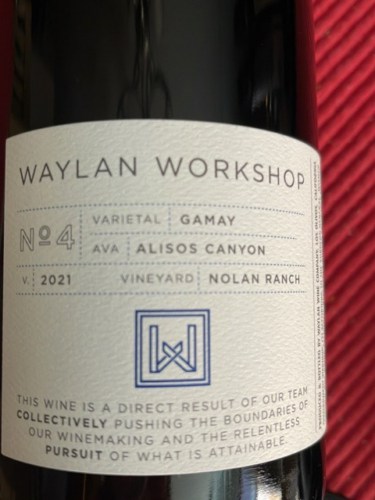 Waylan Wine Co. No.4 Nolan Ranch Gamay | Vivino US