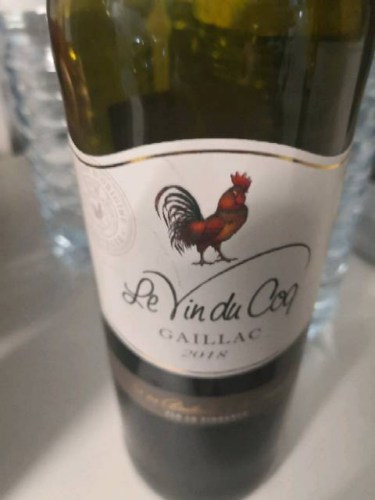 Le Vin Du Coq Gaillac | Vivino US