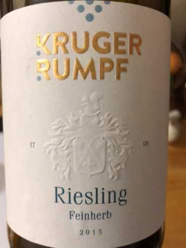 Kruger-Rumpf Riesling Feinherb | Vivino US
