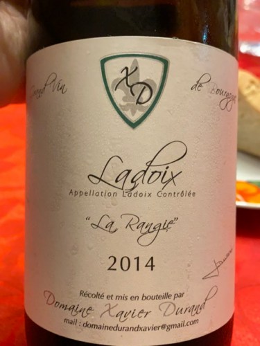 2018 Xavier Durand Ladoix 'La Rangie' | Vivino US