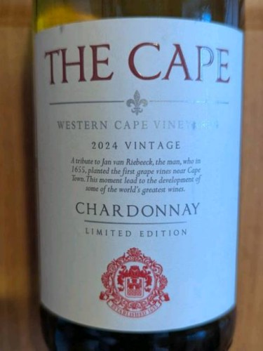 Western Cape Vineyards The Cape Limited Edition Chardonnay | Vivino US