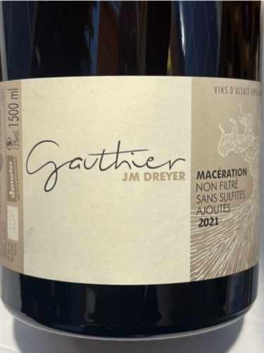 J.M Dreyer Gauthier Macération | Vivino US