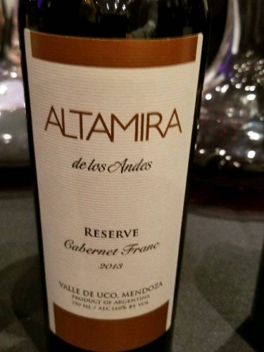 Vistaflores Estate Altamira de los Andes Reserve Cabernet Franc | Vivino US