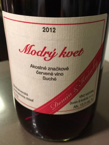 Víno Natural Domin & Kušický Modry Kvet | Vivino US