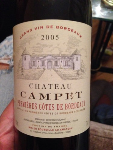 Château Campet Premières Côtes de Bordeaux | Vivino Canada