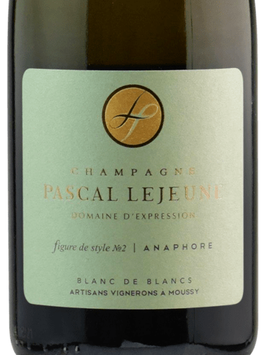 Pascal Lejeune Domaine d'Expression Blanc de Blancs Anaphore Champagne ...