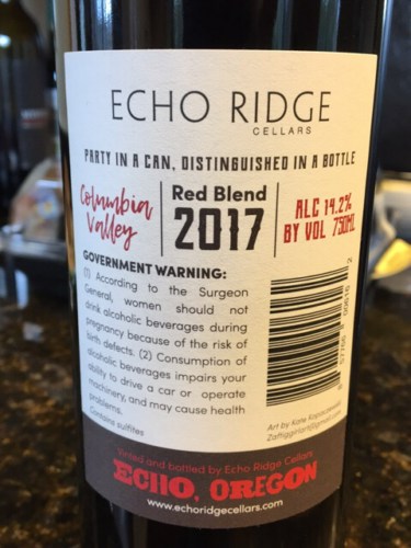 Echo Ridge Red Blend | Vivino