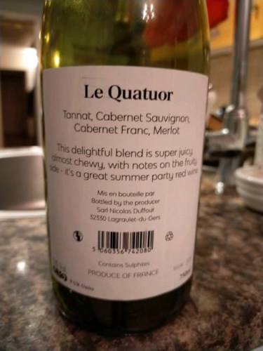 Michel et Nicolas Duffour Le Quatuor | Vivino Canada