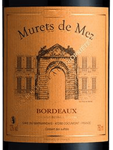 Cave du Marmandais Murets de Mez Bordeaux | Vivino English