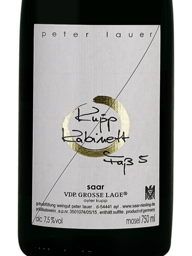 Peter Lauer Faß 5 Kupp Kabinett | Vivino English