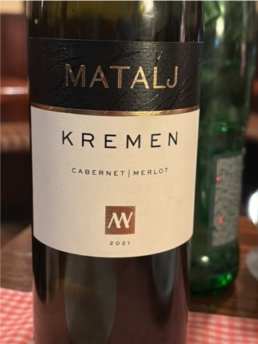 Matalj Vinarija Kremen Cabernet - Merlot | Vivino US
