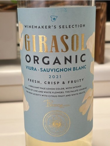 Girasol Organic Viura - Sauvignon Blanc | Vivino US