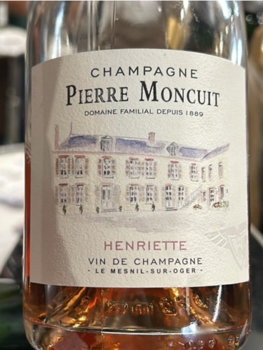 Pierre Moncuit Henriette Champagne Grand Cru 'Le Mesnil-sur-Oger' Rosé ...