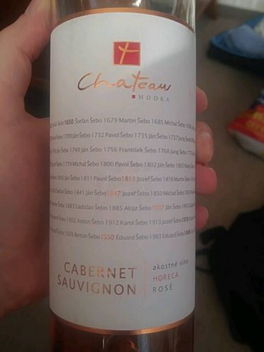 Château Modra Horeca Cabernet Sauvignon Rosé | Vivino US