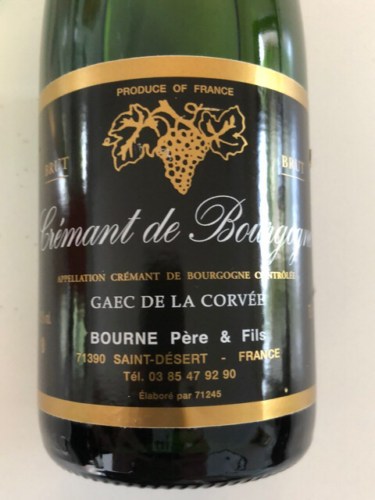 Gaec de la Corvee - Bourne Père et Fils Brut Crémant de Bourgogne ...