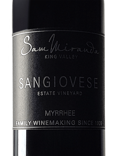 Sam Miranda Myrrhee Sangiovese | Vivino US