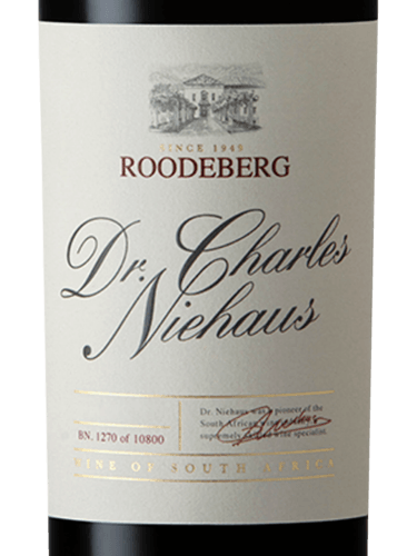 Roodeberg Dr. Charles Niehaus | Vivino English