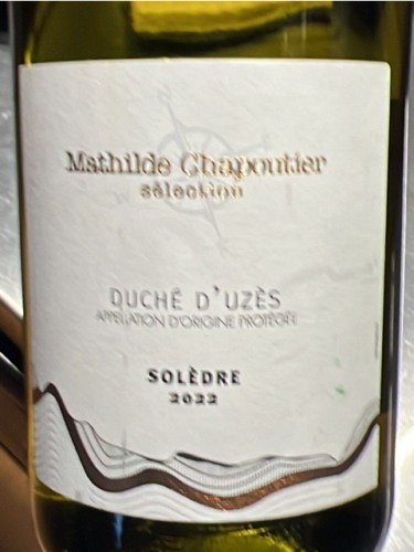 Mathilde Chapoutier Duché d'Uzès Solèdre | Vivino English