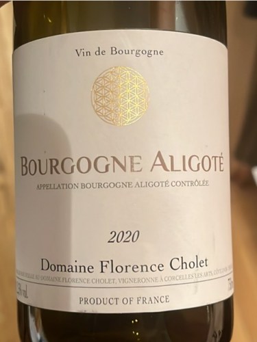 Domaine Florence Cholet Bourgogne Aligoté | Vivino US