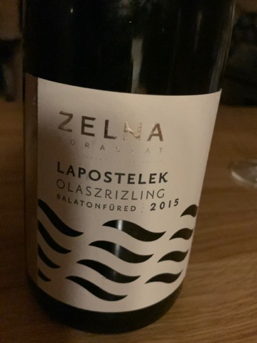 Zelna Lapostelek Olaszrizling | Vivino Brasil