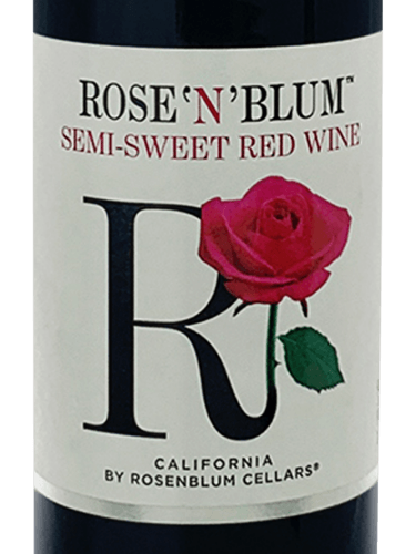 Rose N Blum Semi-Sweet Red Blend | Vivino English