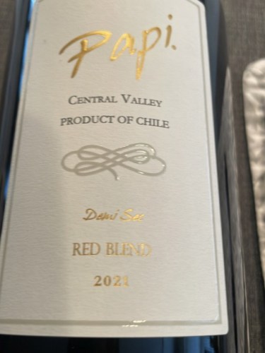 2021 Papi Red Blend Demi Sec | Vivino US