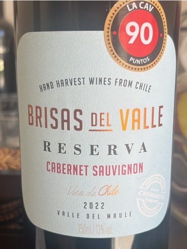 Tierra del Fuego Brisas del Valle Reserva Cabernet Sauvignon | Vivino ...