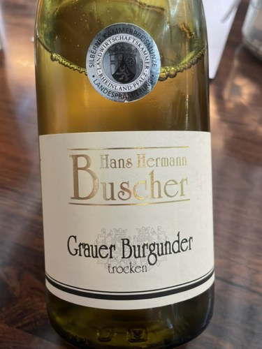 Hans Hermann Buscher Grauer Burgunder Trocken | Vivino Brasil