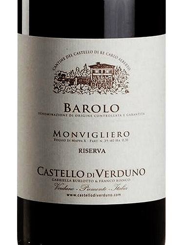 Castello di Verduno Barolo Monvigliero Riserva | Vivino Italiano