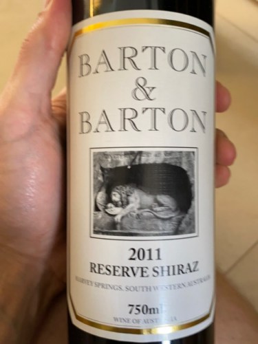 Barton & Barton Reserve Shiraz | Vivino France