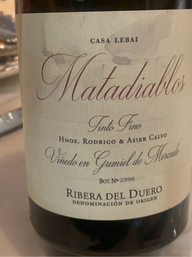 Casa Lebai Matadiablos Tinto Fino | Vivino US