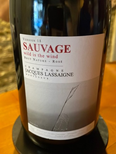 Jacques Lassaigne Version 18 Sauvage Wild is the Wind Brut Nature Rosé ...