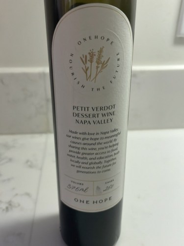 Onehope Nourish The Future Petite Verdot Dessert | Vivino US