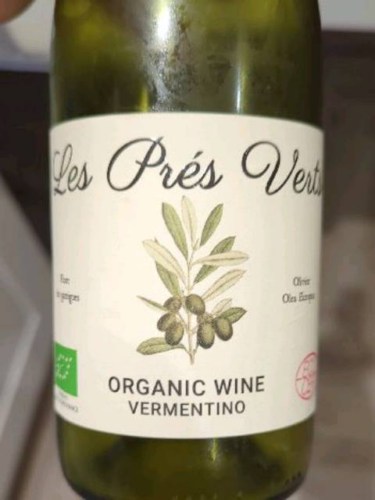 Les Pré Verts Organic Vermentino | Vivino US